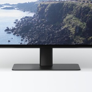 Desktop Monitor Mock up Template, Ratio 16:9, Realistic 3D Render ...