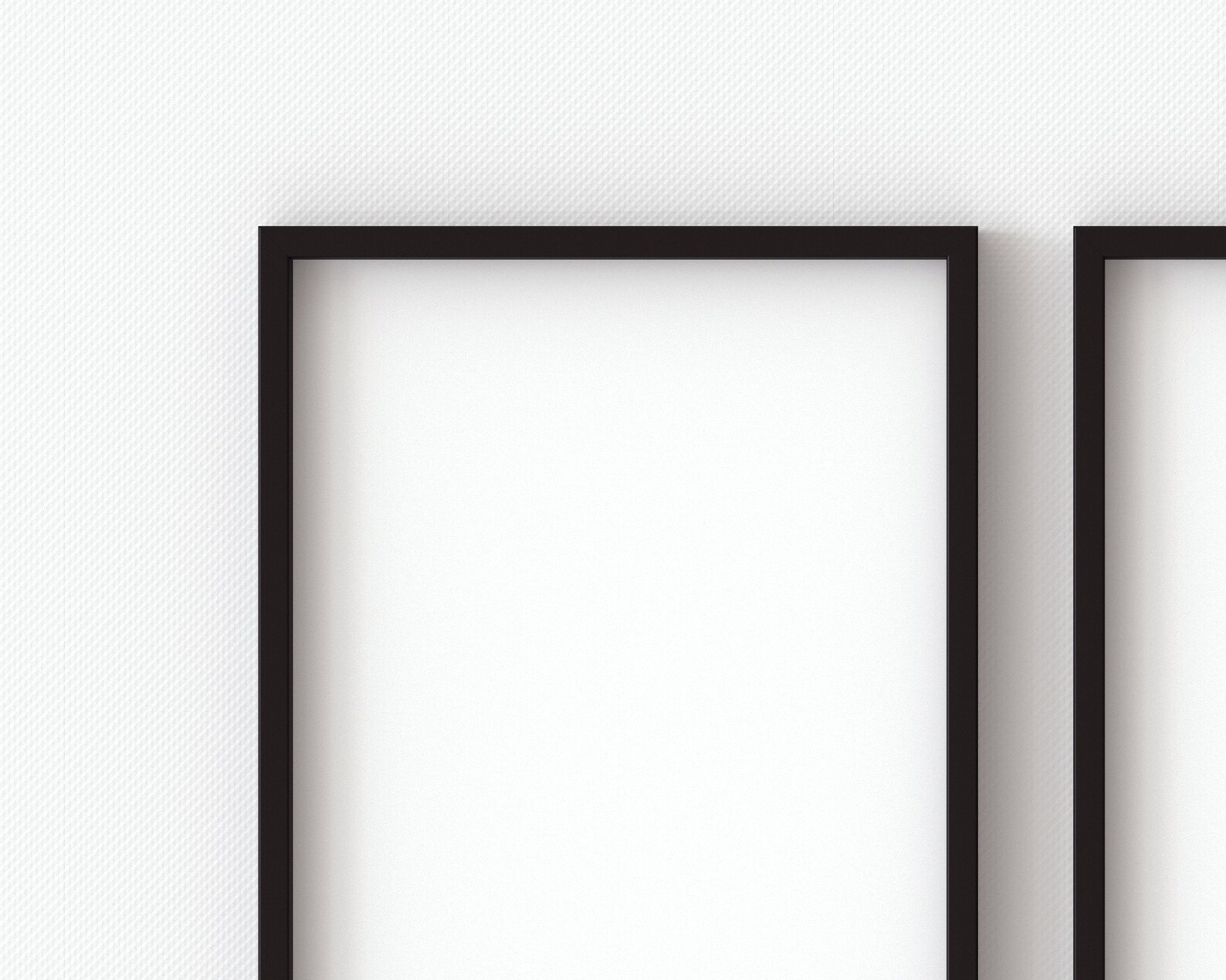 Two Frames Mockup A4 Ratio JPG PSD Smart Object Gallary | Etsy