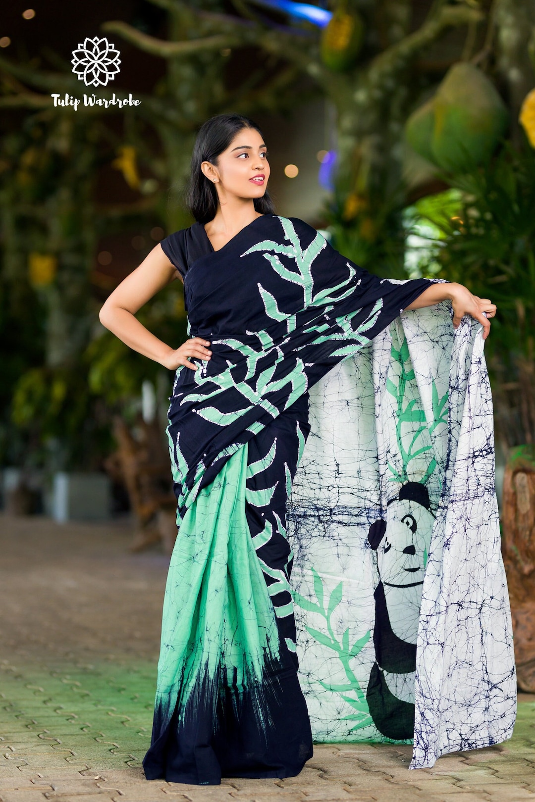 Sri Lankan Hand Made Batik Saree - Etsy