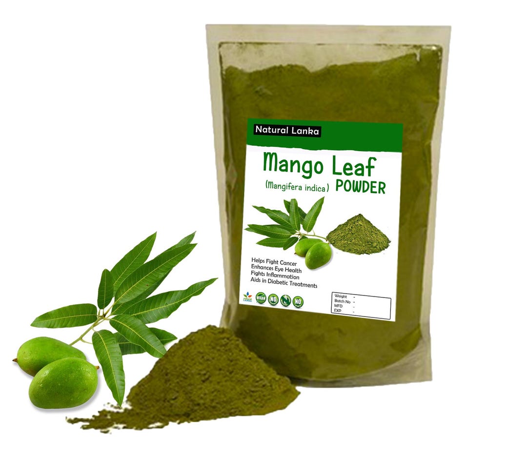 Mango Leaves Powder - 100% Organic Natural Dried Mango Leaf Tea - Etsy