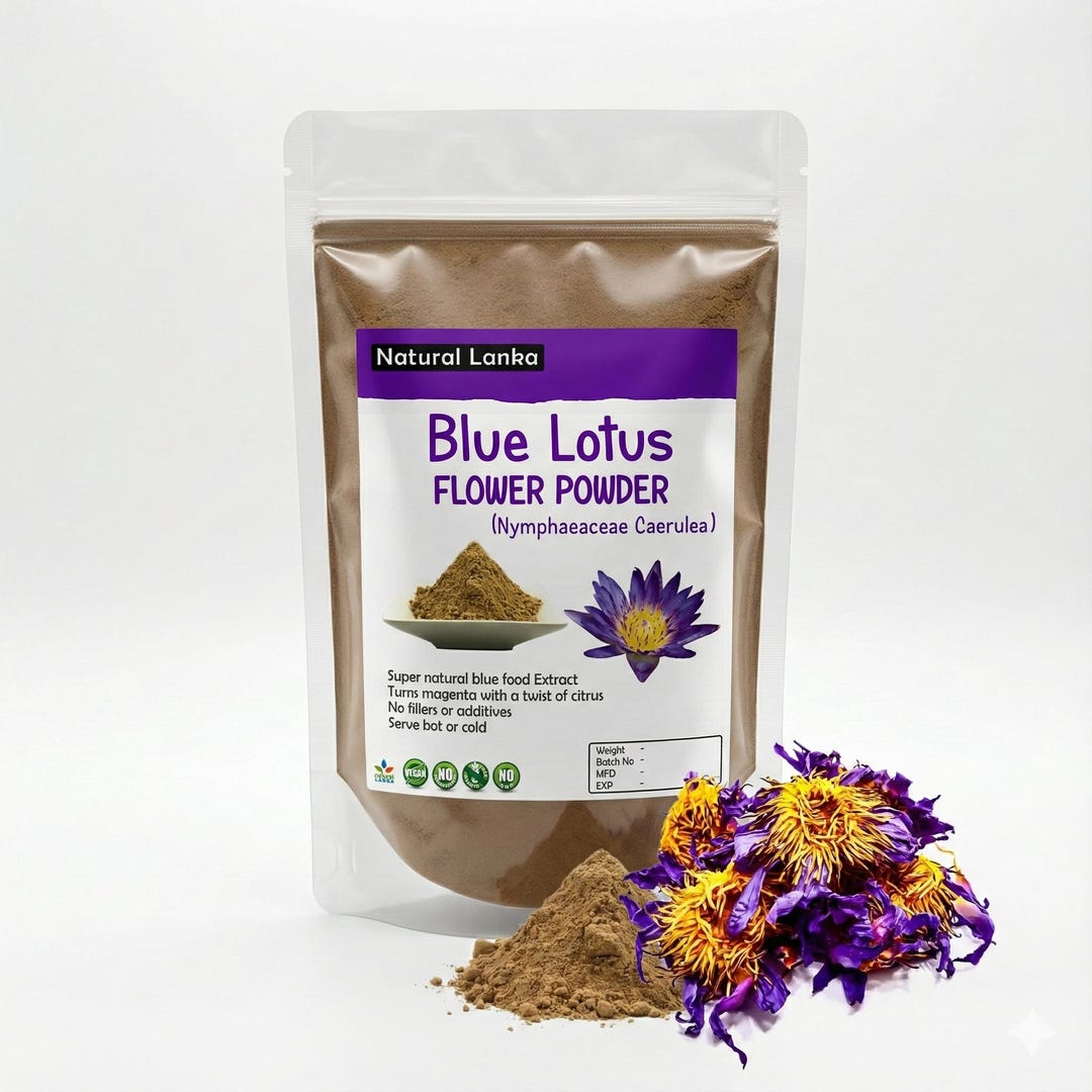 100% Organic Blue Lotus Extract From Nymphaea Caerulea Organic Blue ...