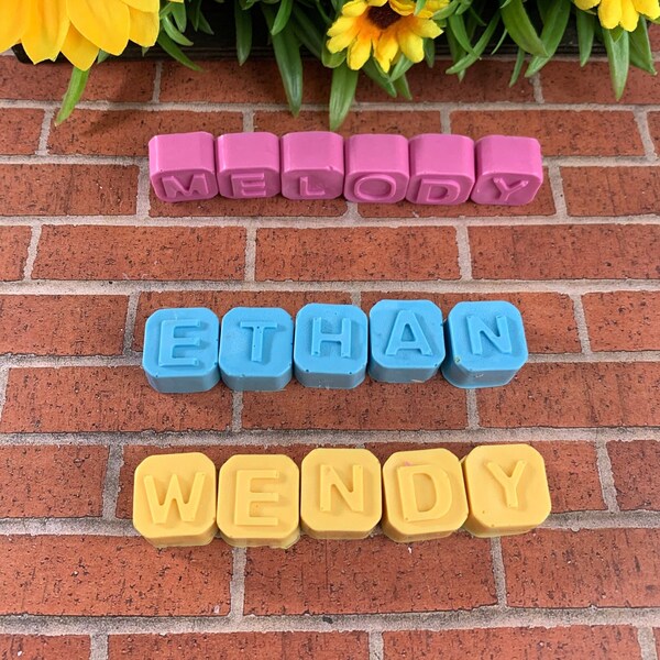 Letter Soaps - Etsy