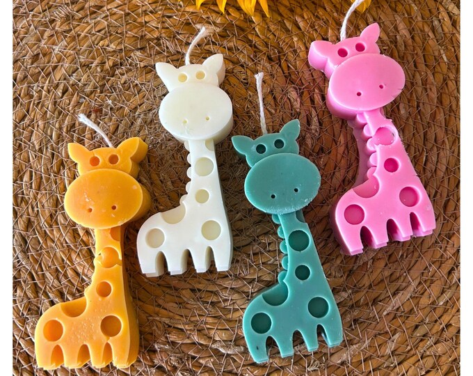 Giraffe Candle Favors - Giraffe Baby Shower Favors- Baby Shower ...
