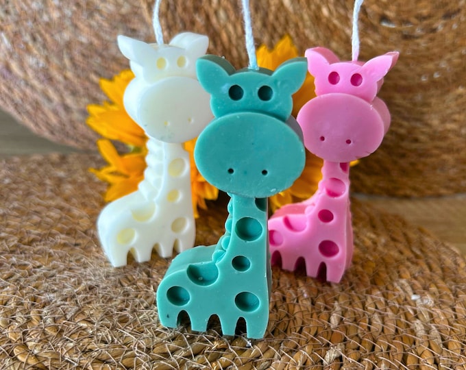 Giraffe Baby Shower Candle Favor Giraffe Baby Shower Favors-baby Shower ...