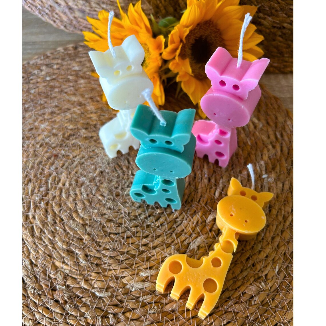 Giraffe Candle Favors - Giraffe Baby Shower Favors- Baby Shower ...