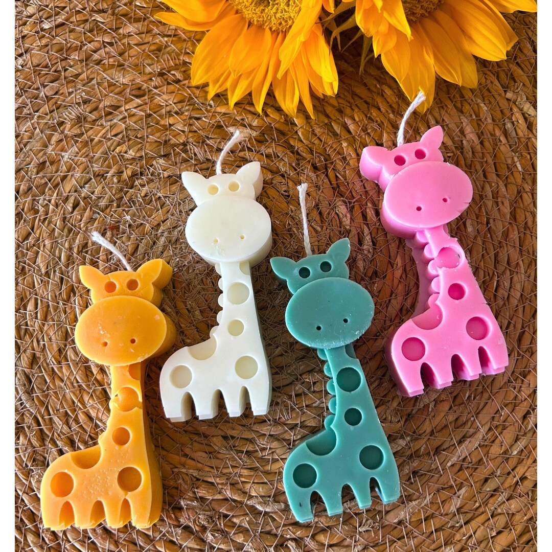 Giraffe Candle Favors - Giraffe Baby Shower Favors- Baby Shower ...