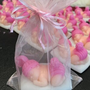 30 Pieces Pink Baby Shower Soap - Baby Shower Gift Favors - Baby Shower ...