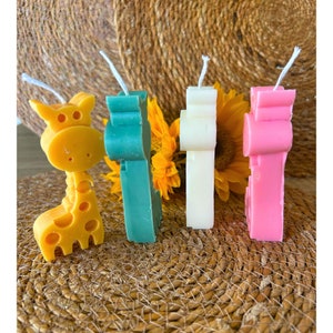 Giraffe Baby Shower Candle Favor Giraffe Baby Shower Favors-baby Shower ...