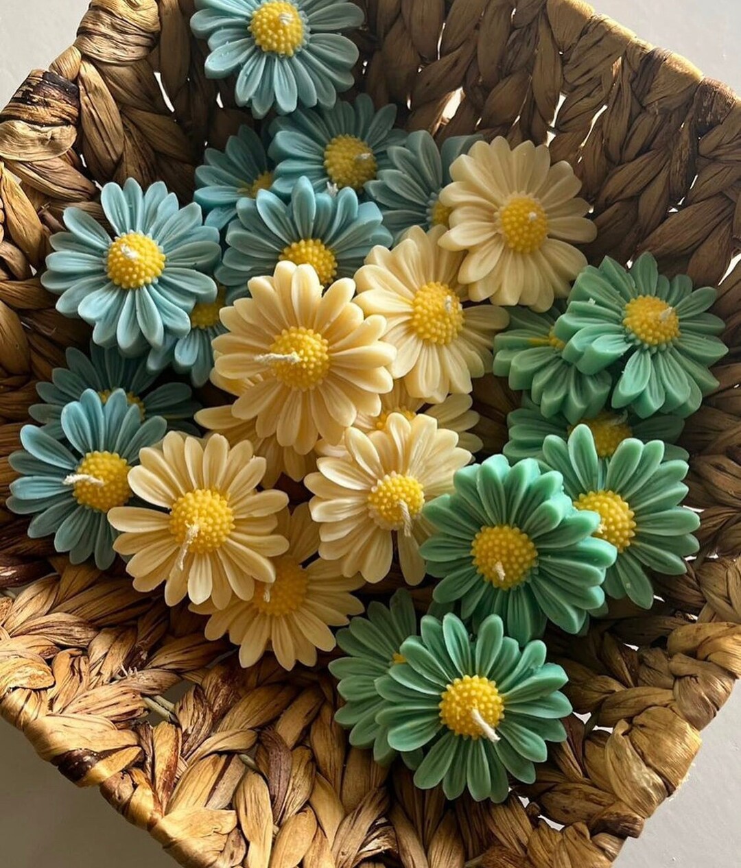 Daisy Candle Favors,baby Shower Gift,wedding Guest Favor,handmade ...