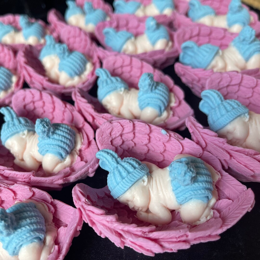 Gender Reveal Ideas,girl or Boy, Baby Shower Angel Baby Soap- Baby ...