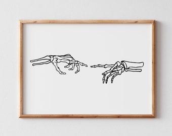 Creation of Adam Skeleton - Etsy
