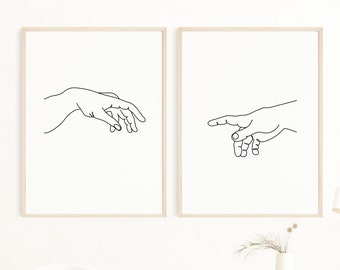 Creation of Adam | Etsy