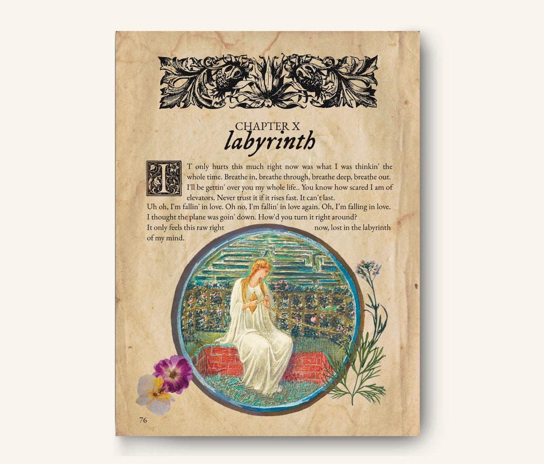 Taylor Swift Poster Print, Taylor Swiftie Merch, Labyrinth Midnights ...