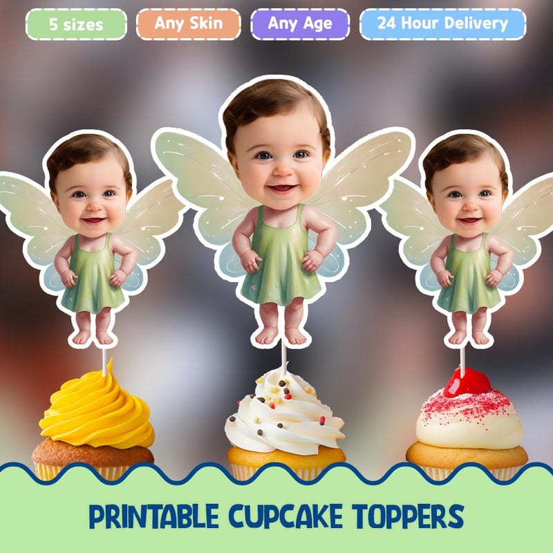 Cute Cupcake Topper - Etsy
