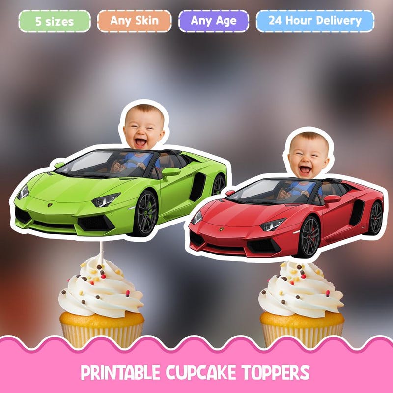 Cake toppers lamborghini - Etsy.de