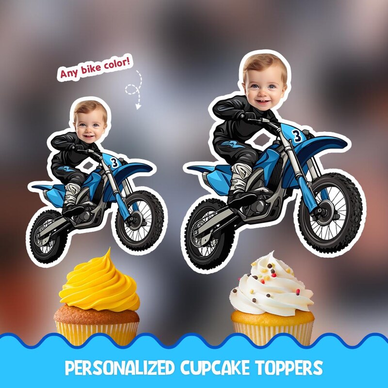 Motorcycle Cake Topper - Etsy