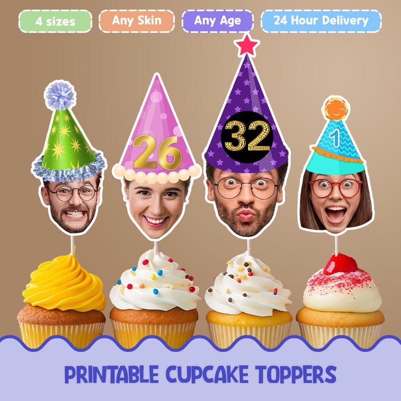 Printable Custom Cake Topper - Etsy UK