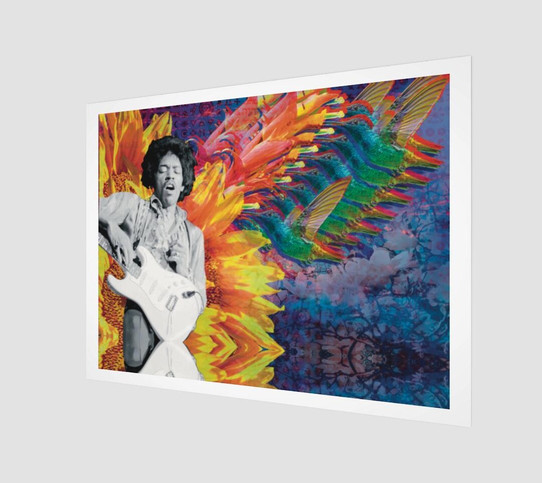 Jimi Hendrix Art Print - Etsy