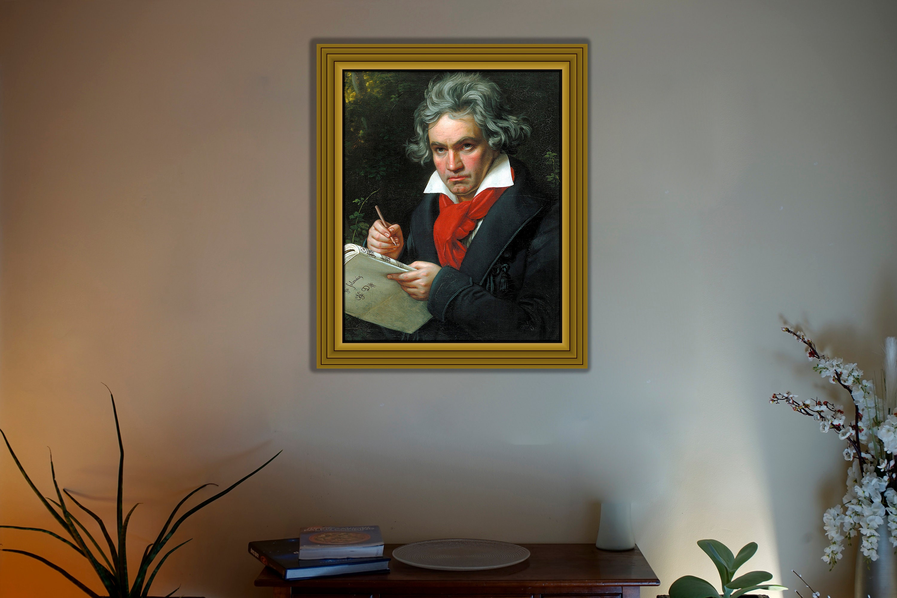Ludwig Van Beethoven, Portrait by Joseph Karl Stieler, 1820. Giclee ...