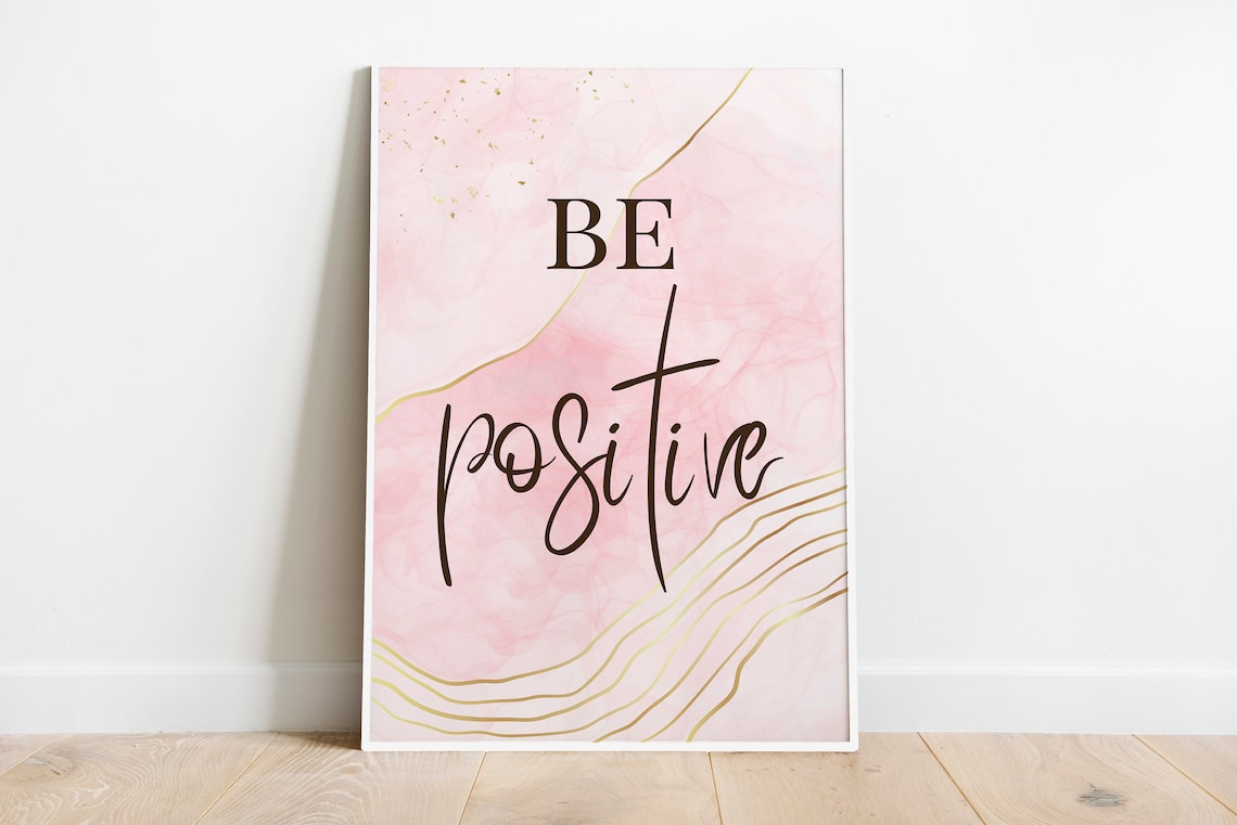 Positive Affirmation Wall Art, Set of 3 Prints Inspirational Quotes ...