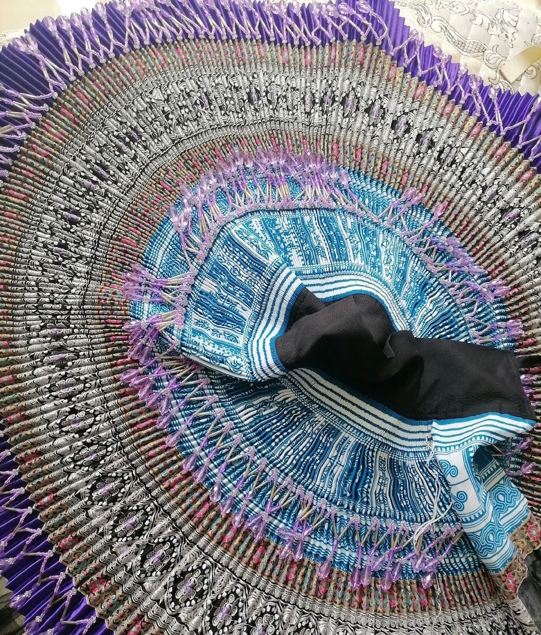 Changstudio Vintage Miao Ethnic Costume Handwoven Cotton Indigo Dyed ...