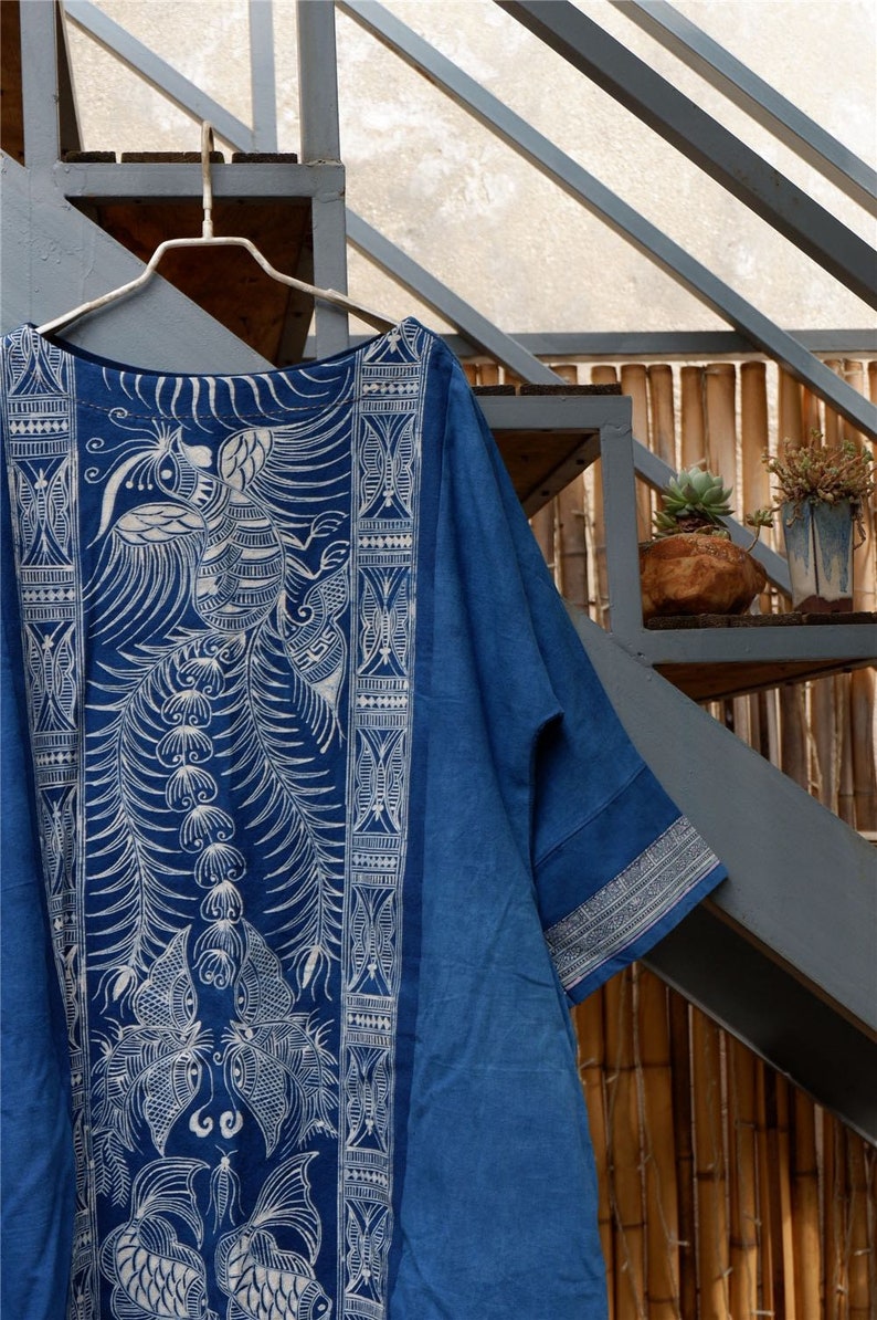 Batik Hand Dyed Chinese Miao People Handmade Wax Dye Batik - Etsy