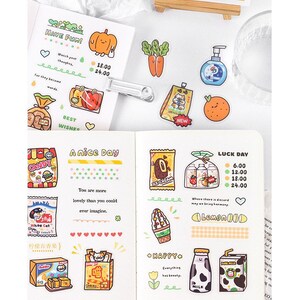 40pc Flake Stickers - Convenience Store! Peachy Soda - Etsy