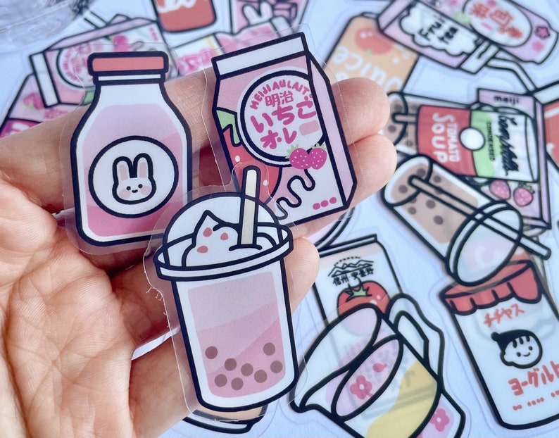 40pc Flake Stickers - Convenience Store! Peachy Soda - Etsy