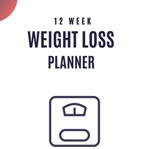 12 WK Weight Loss Planner - Etsy