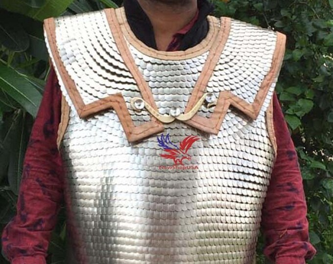 Extra Large Shoulder Scalemail, Dragon Scale Pauldron Amour Ready to ...