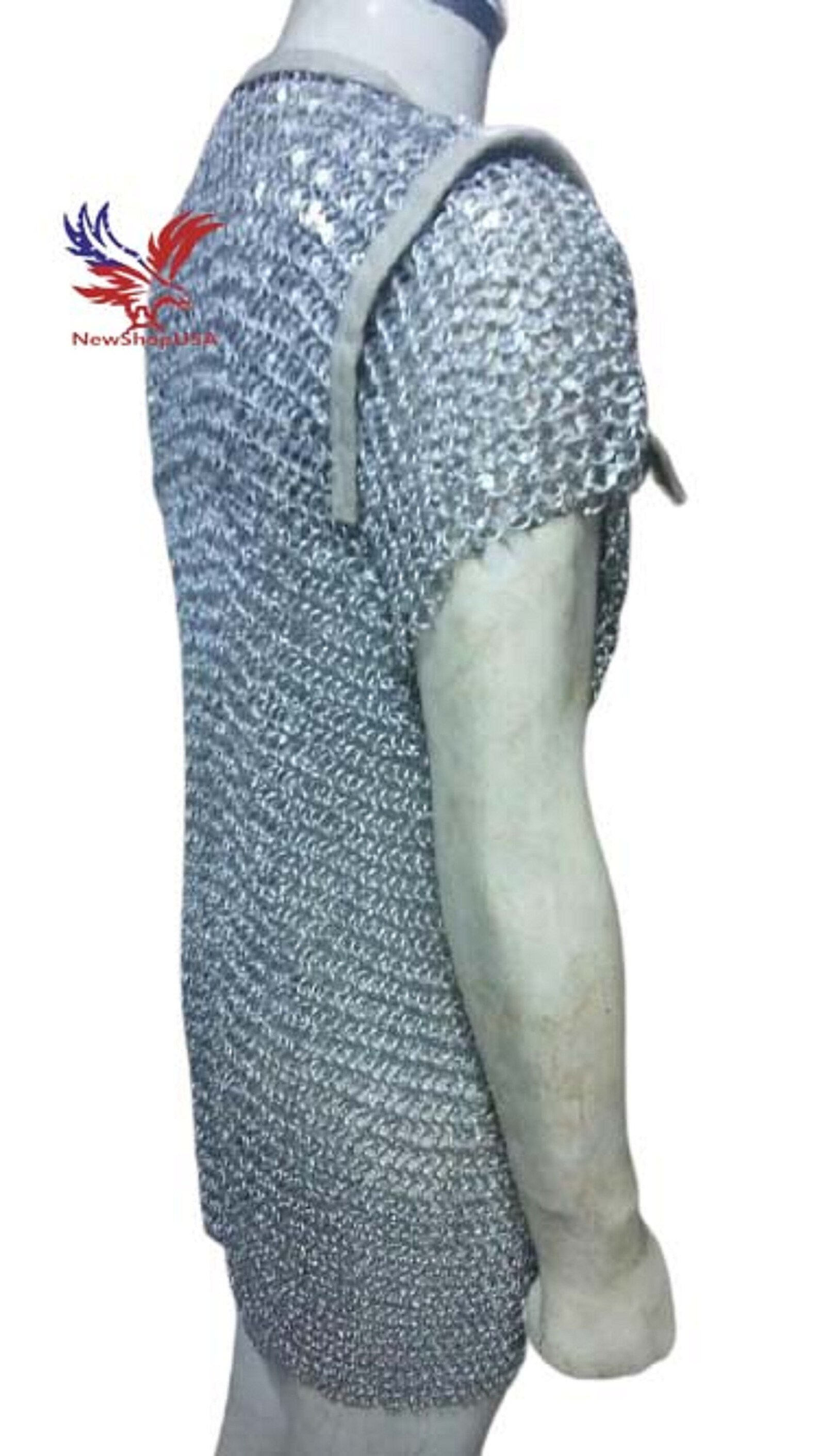 Aluminum Chainmail 10 MM Roman Lorica Hamata Round Riveted - Etsy