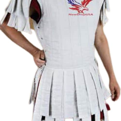 Medieval White/red Costumes Thick Padded Roman Subarmalis - Etsy