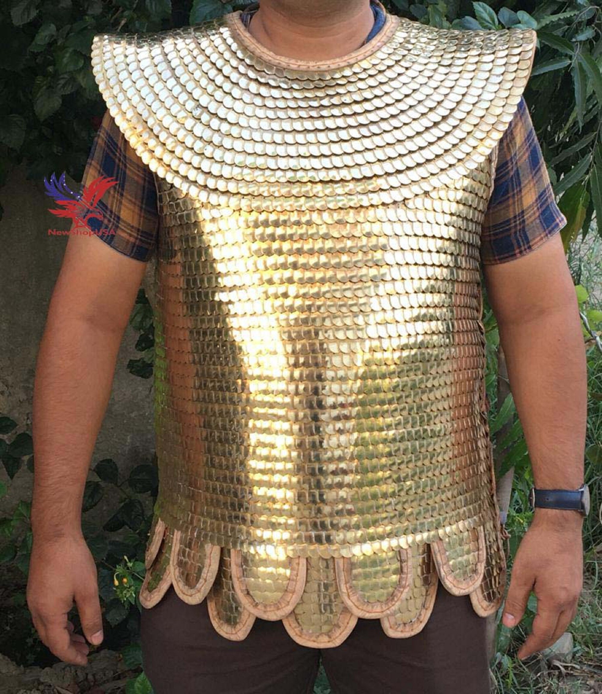 Brass Scale Armor Lorica Squamata Romans and Greek Scale | Etsy