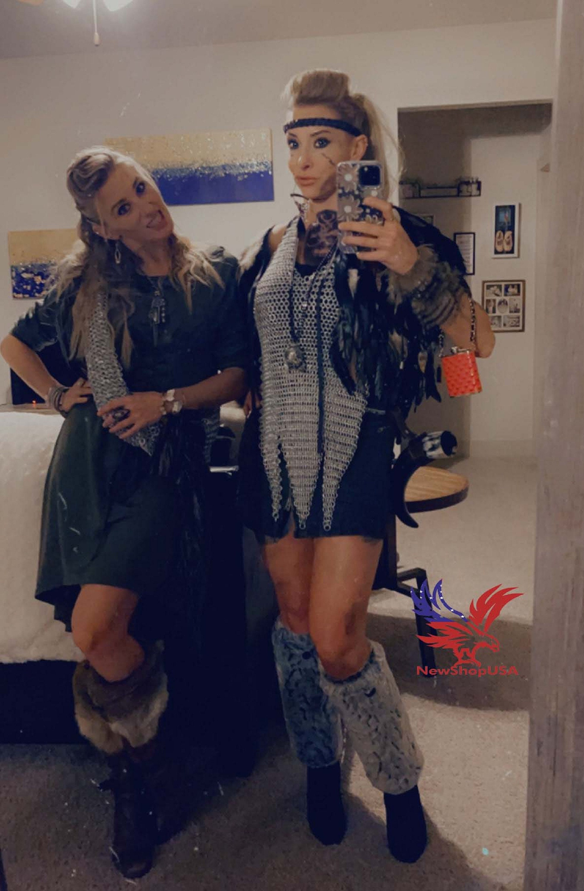 Good Look Ladies Viking Costume Chainmail Bra Top for Women - Etsy