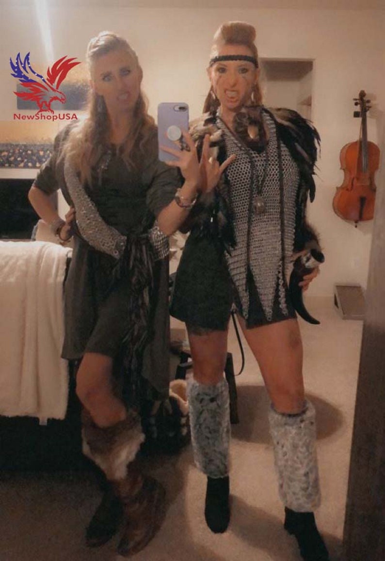 Good Look Ladies Viking Costume Chainmail Bra Top for Women - Etsy