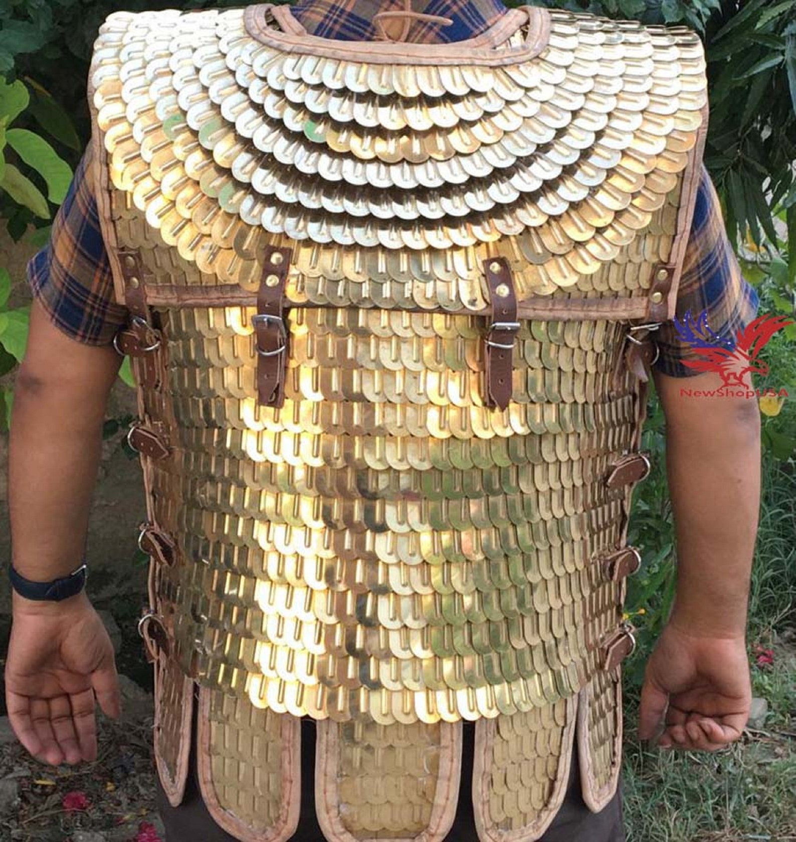 Lorica Squamata Brass Scale Armor Romans and Greek Scale - Etsy