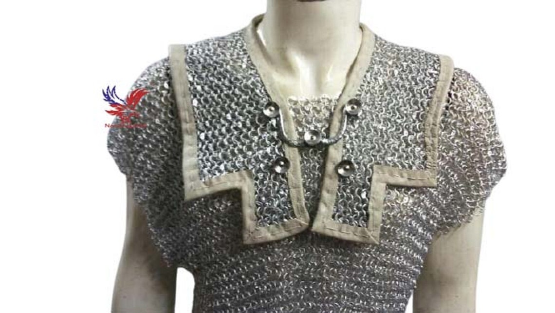 Aluminum Chainmail 10 MM Roman Lorica Hamata Round Riveted - Etsy