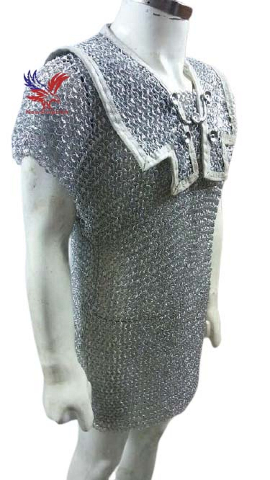 Aluminum Chainmail 10 MM Roman Lorica Hamata Round Riveted - Etsy