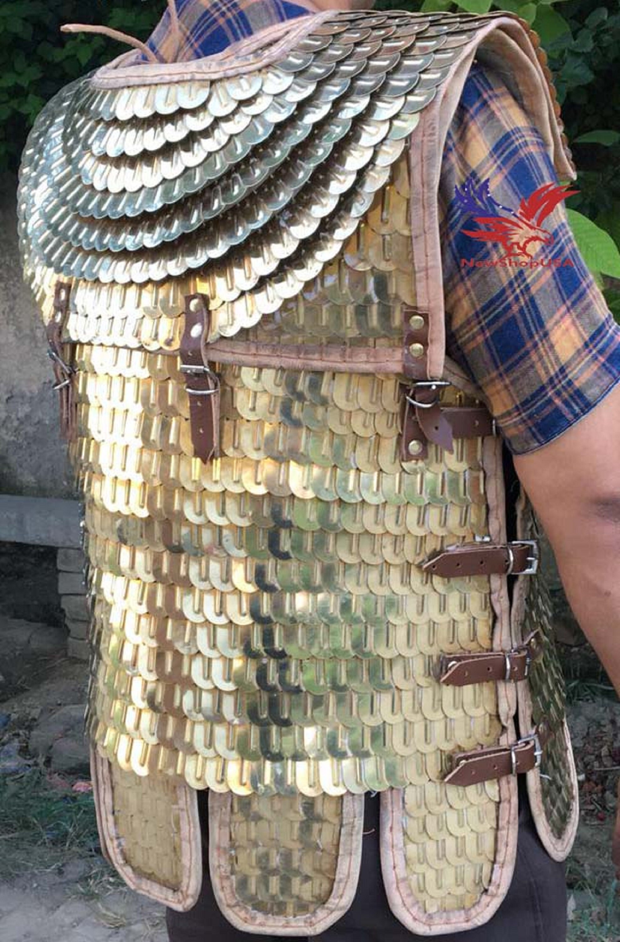 Lorica Squamata Brass Scale Armor Romans and Greek Scale - Etsy
