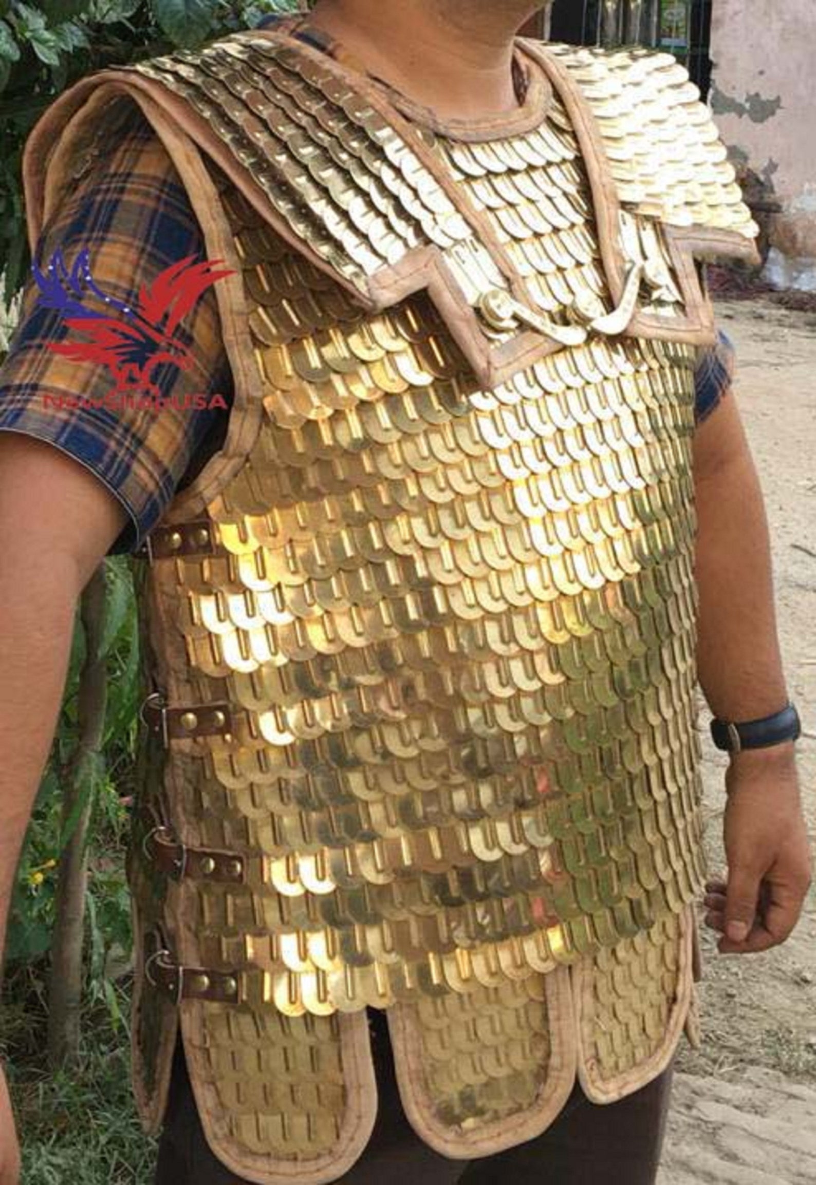 Lorica Squamata Brass Scale Armor Romans and Greek Scale - Etsy
