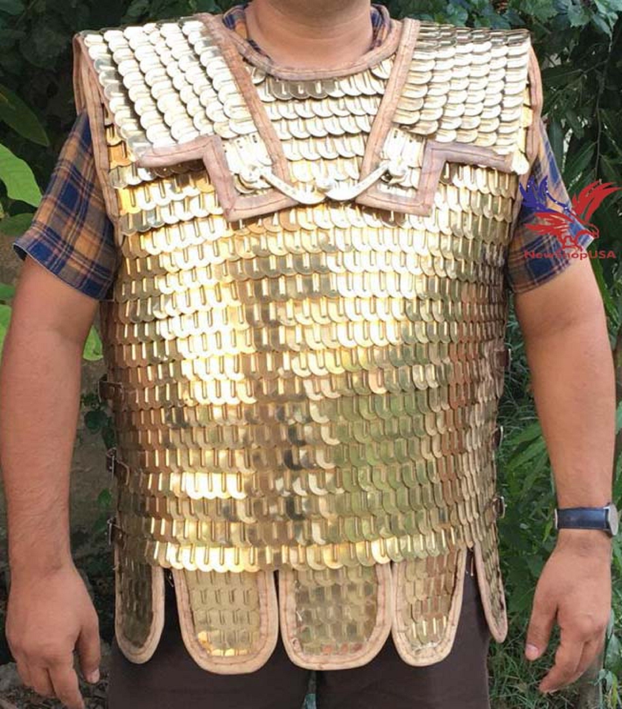 Lorica Squamata Brass Scale Armor Romans and Greek Scale - Etsy