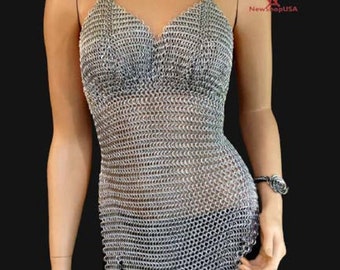 Ladies Viking Costume Chainmail Bra Top for Women | Etsy