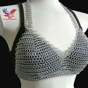 Aluminum Chainmail Bra for Women Gift - Etsy