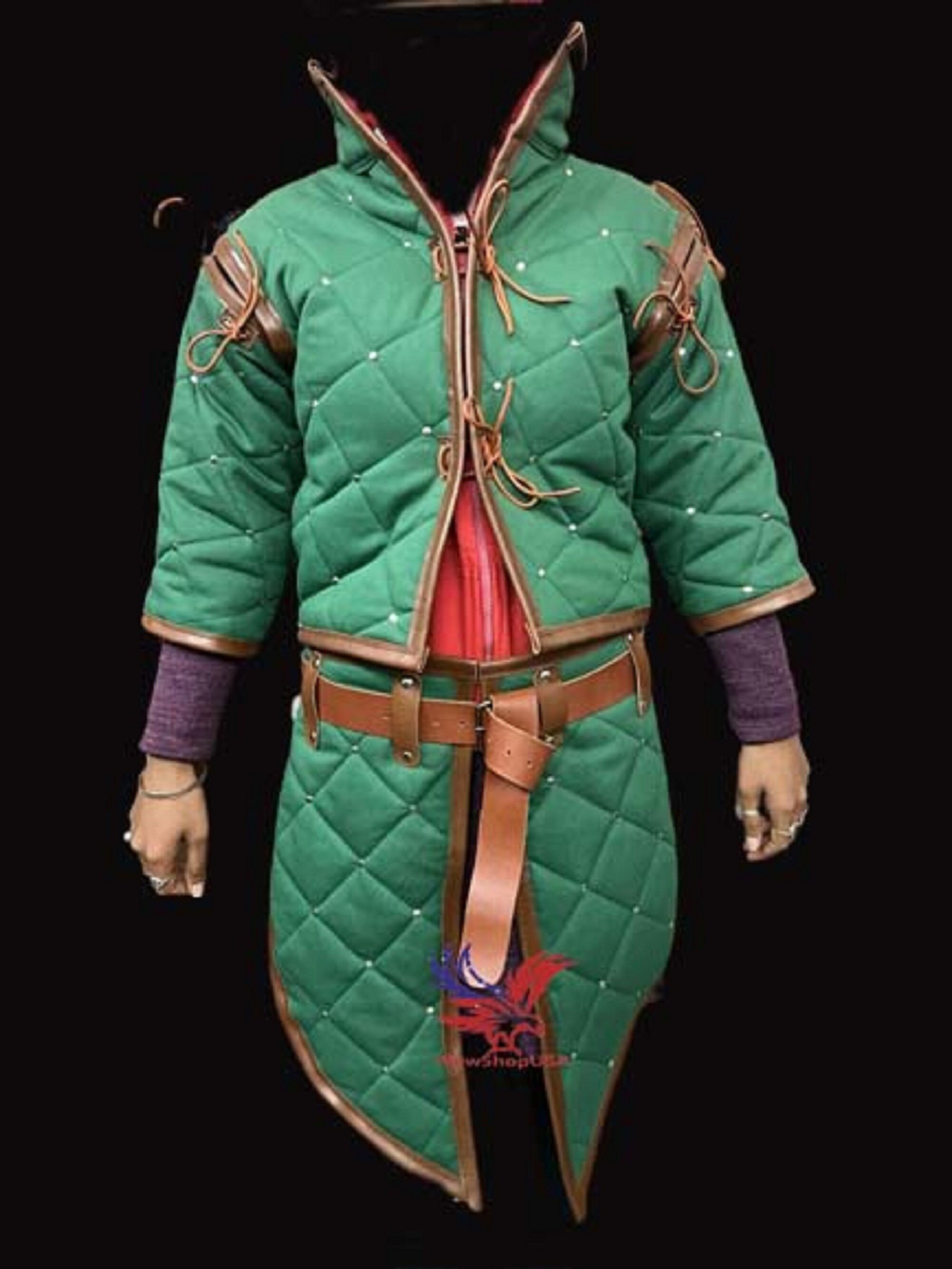 Female Gambeson PADDED Armor Assasin Witcher Gambeson - Etsy
