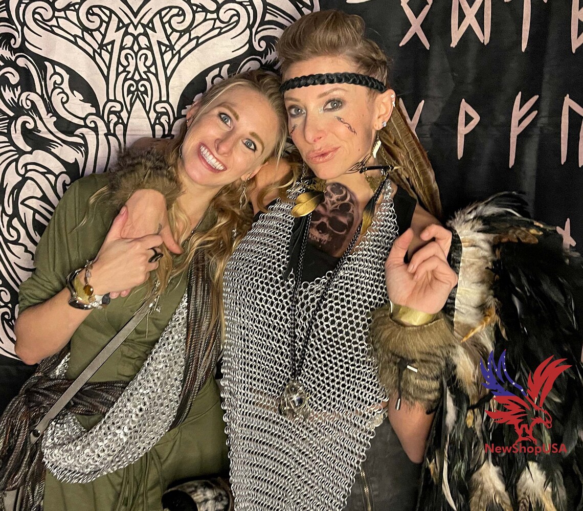 Good Look Ladies Viking Costume Chainmail Bra Top for Women - Etsy