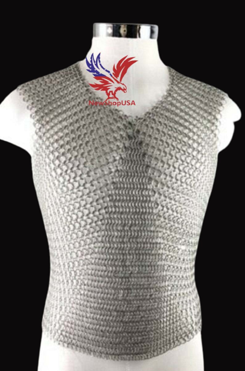 Aluminium Butted Anodized Chainmail Sleeveless Shirt | Etsy