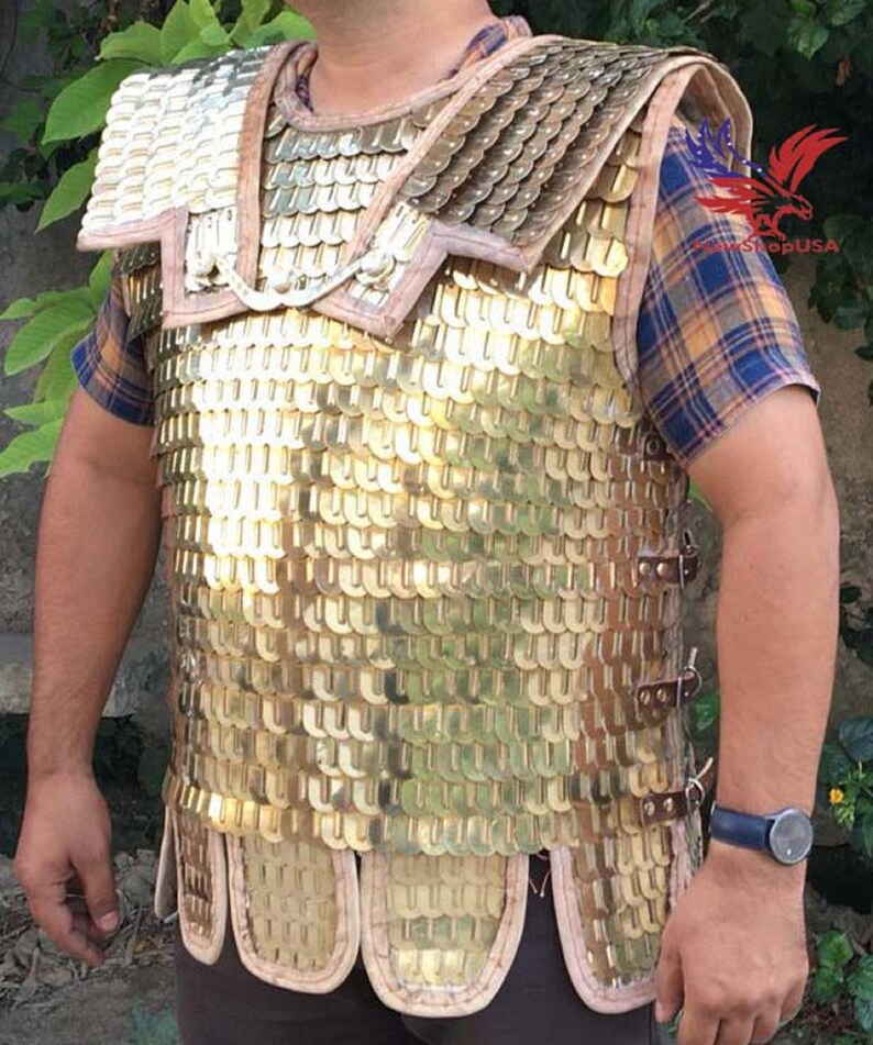 Lorica Squamata Brass Scale Armor Romans and Greek Scale | Etsy