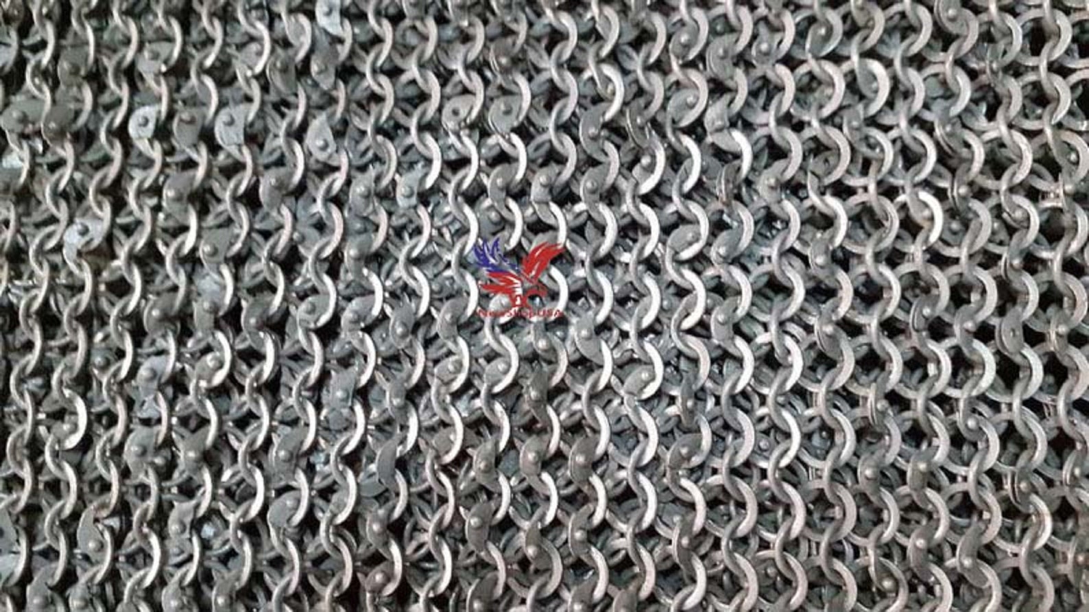 Chainmail Sheet 9 Mm 9 Mm 18 Gauge Round Ring Alt Solid Ring - Etsy