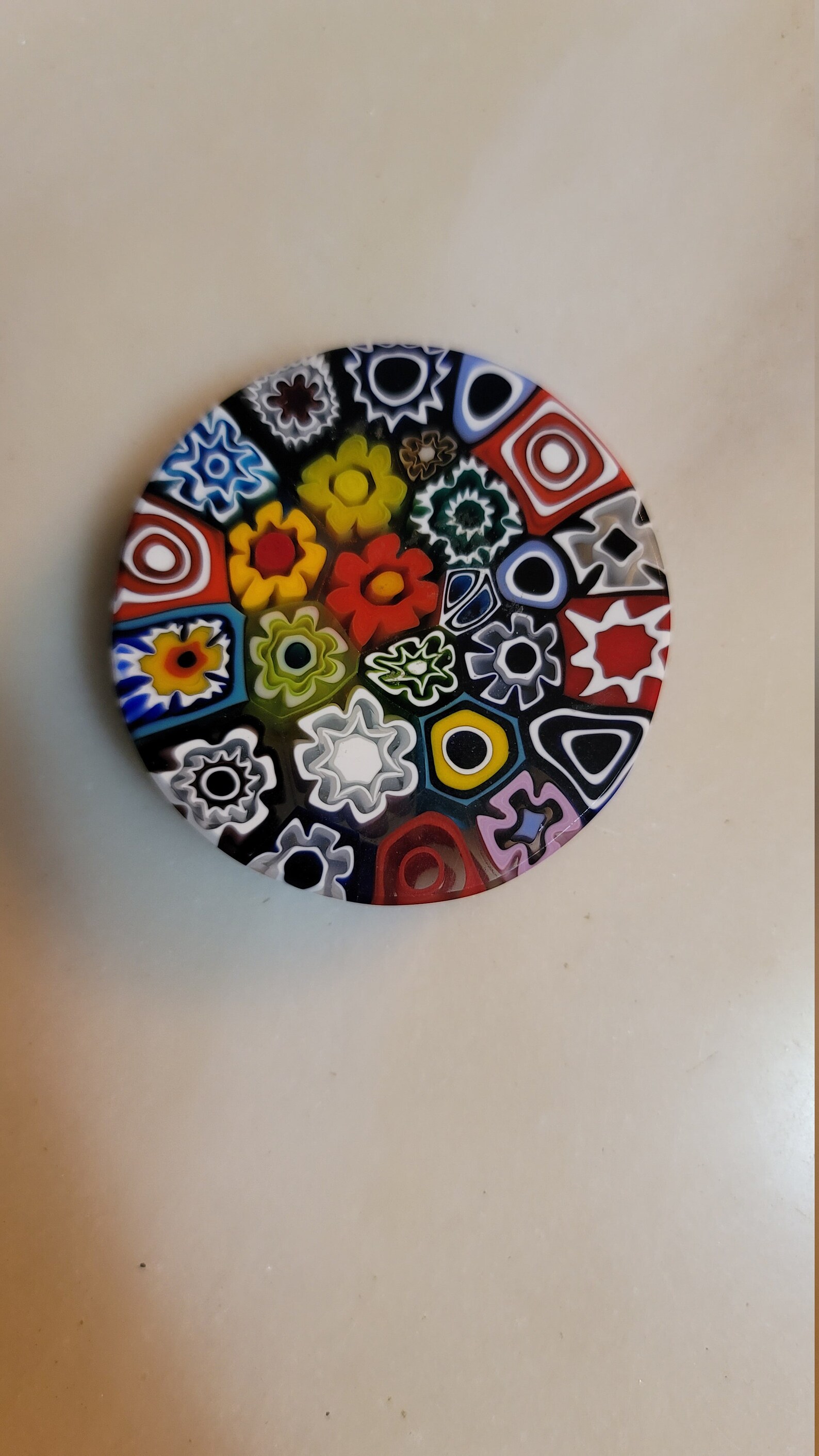 Murano Glass Disc Paperweight - Etsy