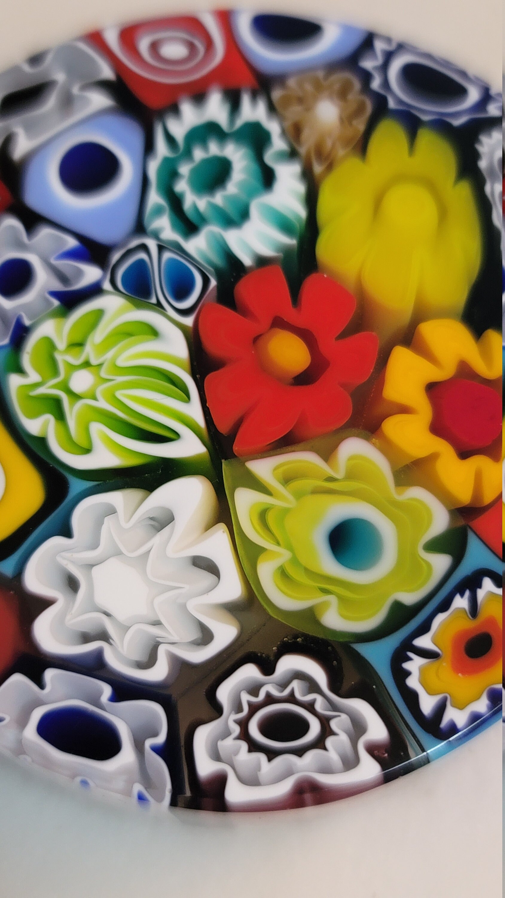 Murano Glass Disc Paperweight - Etsy